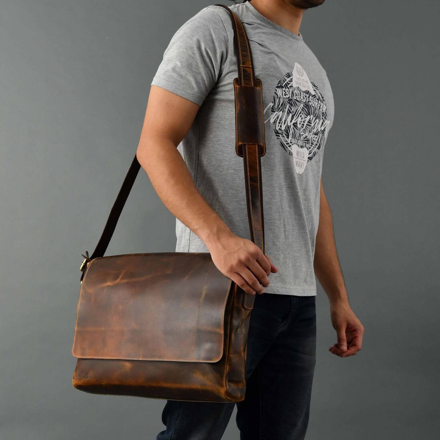 Leather travel bags | leather bags for men | full grain leather bags