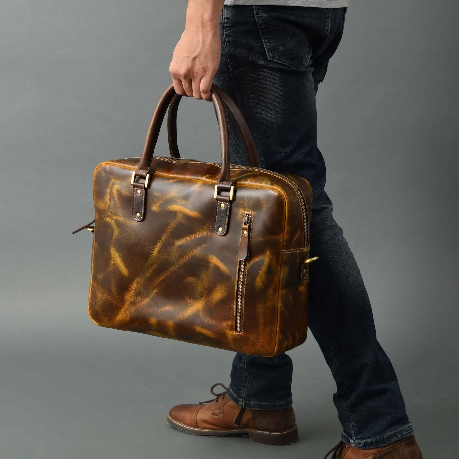 Leather travel bags | leather bags for men | full grain leather bags