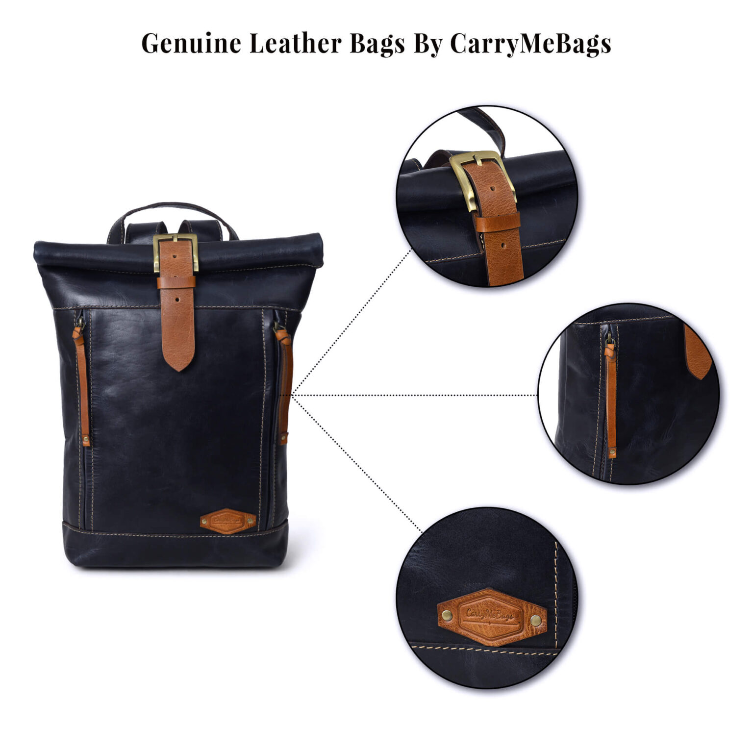 Agile Backpack Bags | Full Grain Leather