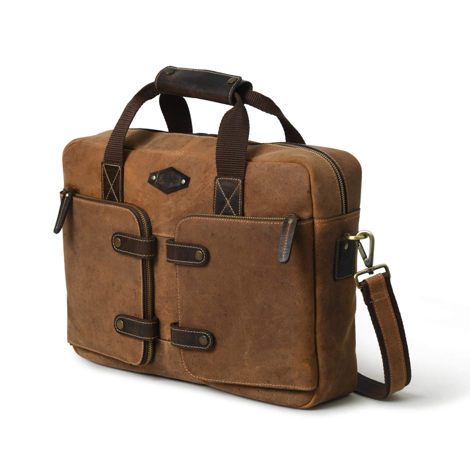 Best Laptop Briefcase Bag - Full Grain Leather
